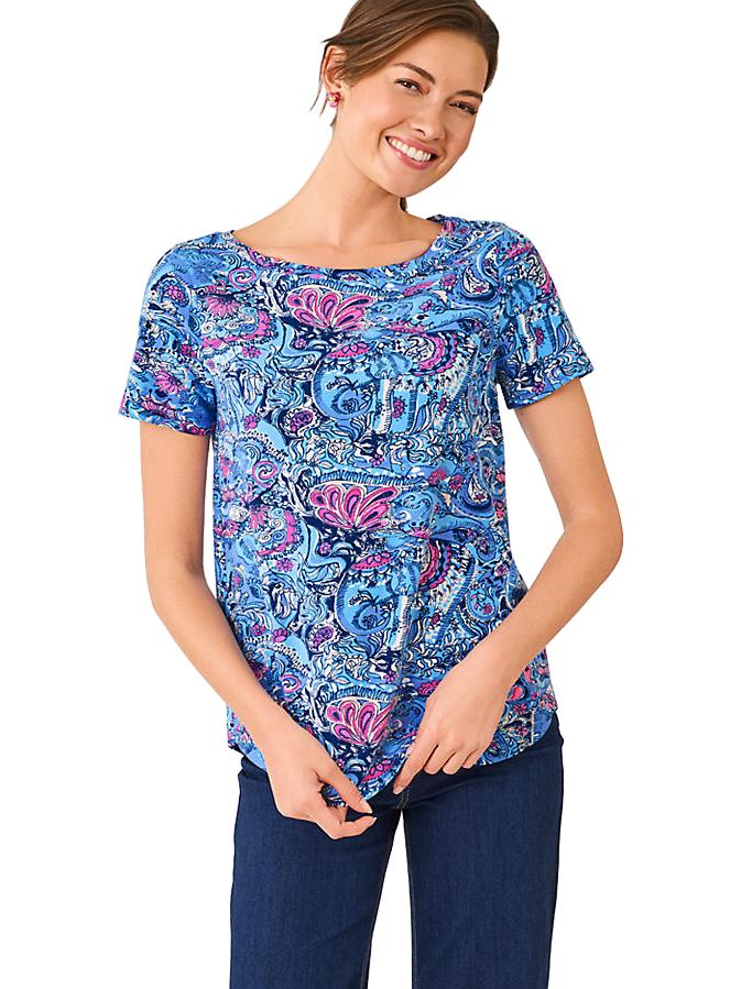 LILLY PULITZER® Lilly Pulitzer Key West Top - Short Sleeve T-Shirt